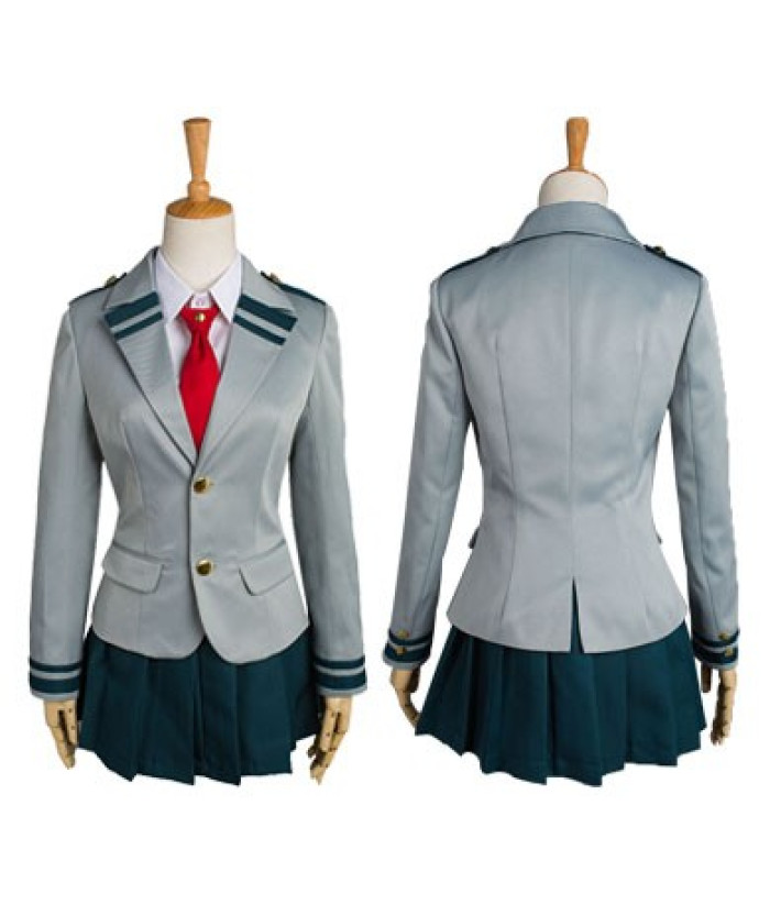 Ochaco Uraraka School Uniform Cosplay Costume Halloween Carnival Suit ...