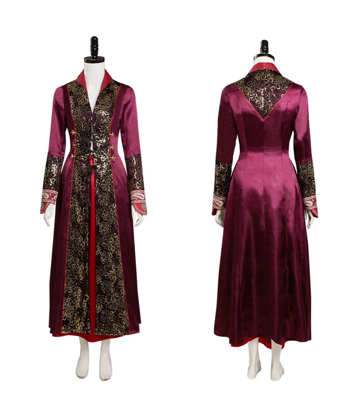Women Medieval Fantasy Rose Gold Embroidery Palace Noble Princess ...