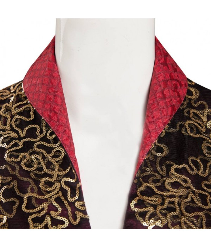 Women Medieval Fantasy Rose Gold Embroidery Palace Noble Princess ...
