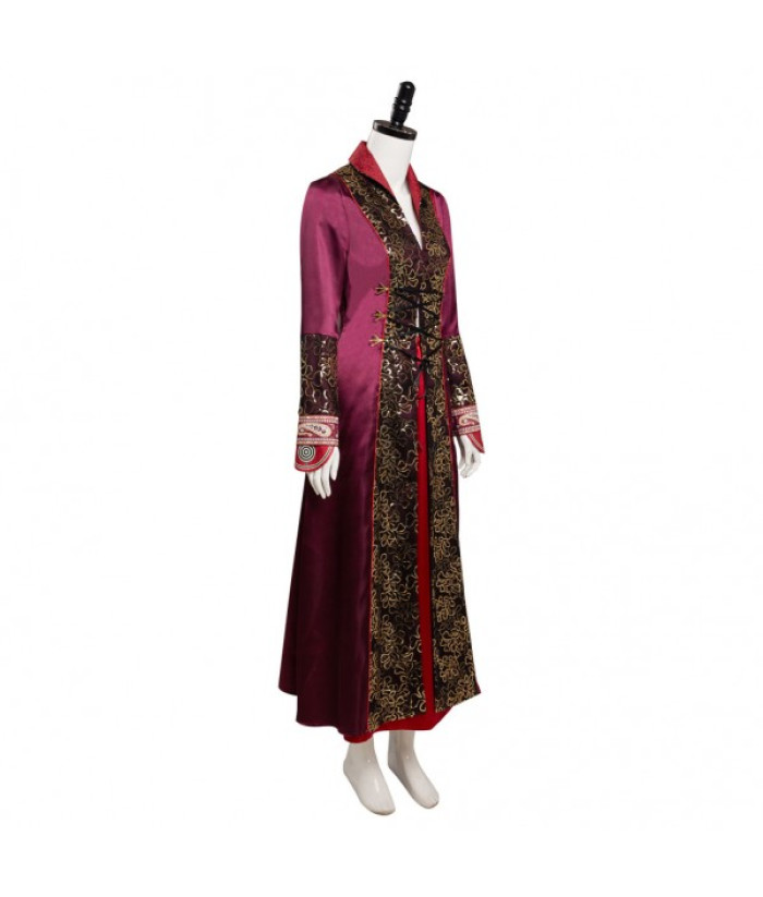 Women Medieval Fantasy Rose Gold Embroidery Palace Noble Princess ...